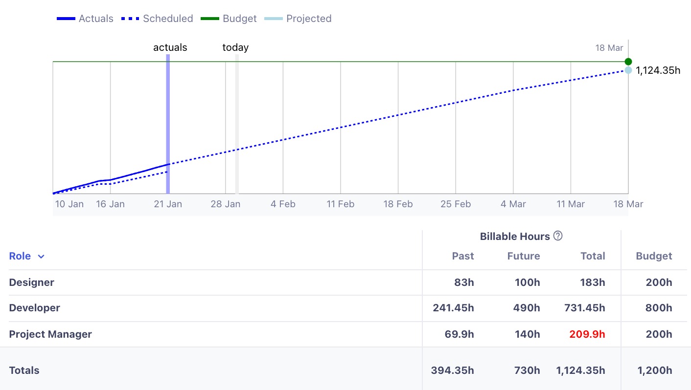 Project Forecasting Software Runn